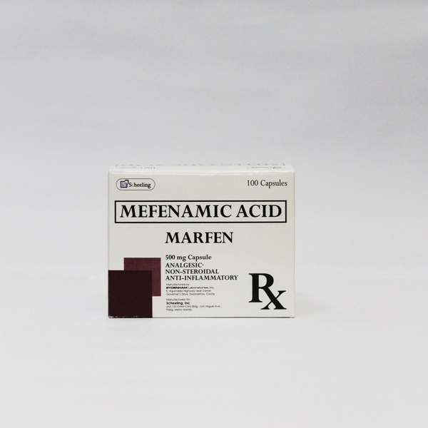 MARFEN Mefenamic Acid 500mg Capsule 100's price in the Philippines ...