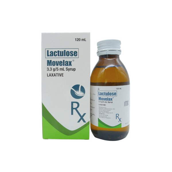 MOVELAX Lactulose 3.3g / 5mL Syrup 120mL price in the Philippines ...