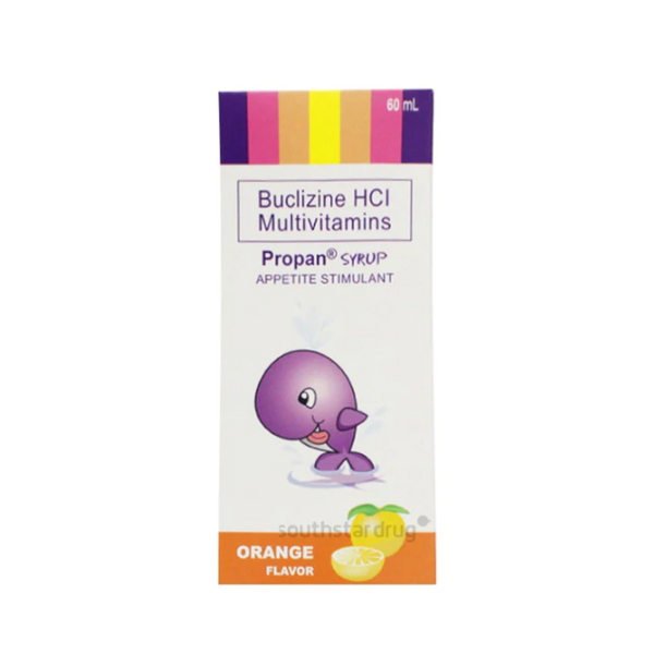 PROPAN Multivitamins / Buclizine Hydrochloride Syrup 60mL Orange price ...