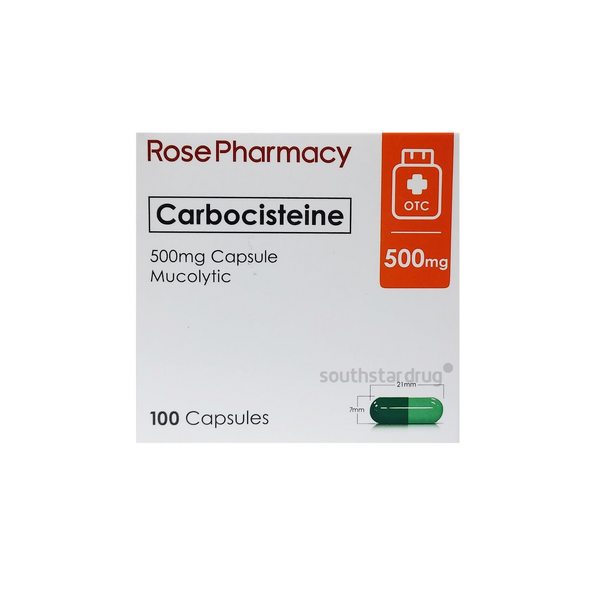 ROSE PHARMACY Carbocisteine 500mg Capsule 20's price in the Philippines ...