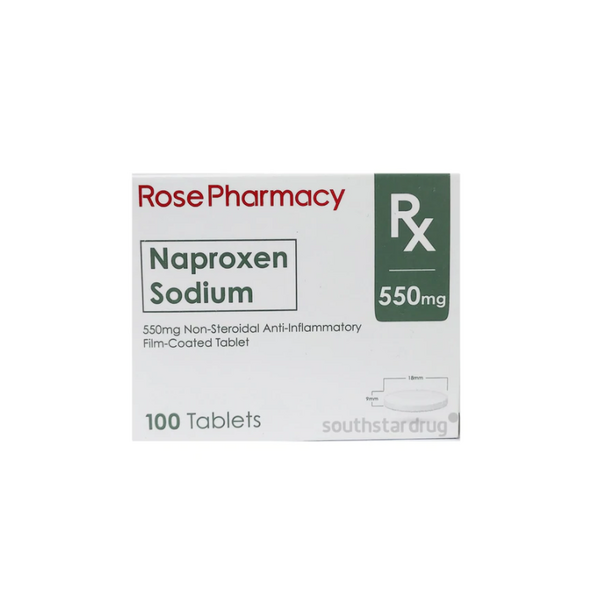 ROSE PHARMACY Naproxen Sodium 550mg Film-Coated Tablet 100's price in ...
