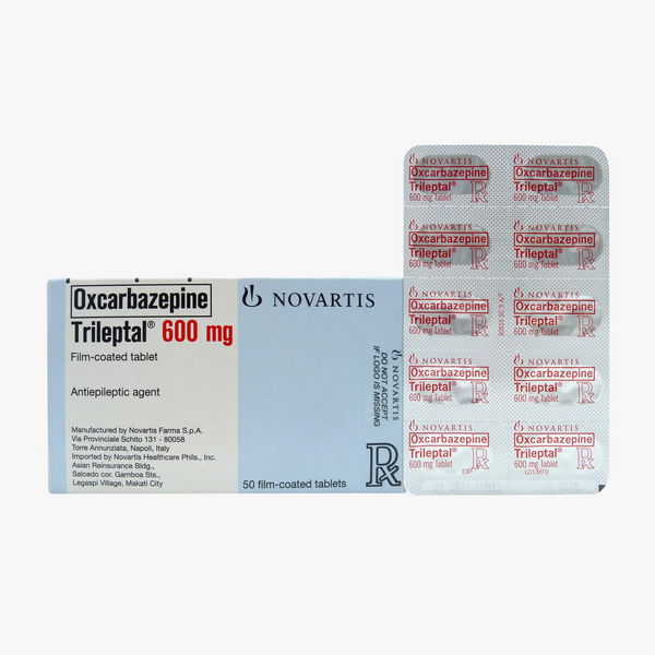 TRILEPTAL Oxcarbazepine 600mg Film-Coated Tablet 50's price in the ...