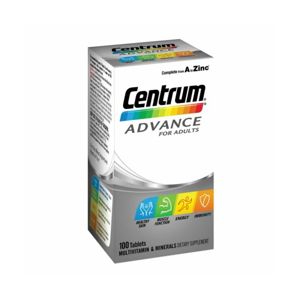CENTRUM ADVANCE Multivitamins / Minerals Film-Coated Tablet 100's price ...