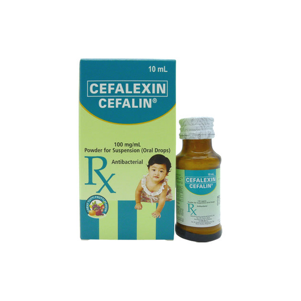NERFALEX Cefalexin 100mg / mL Granules for Suspension (Oral Drops) 10mL ...