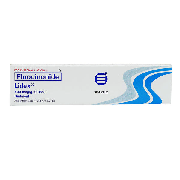 LIDEX Fluocinonide 500mcg / g (0.05%) Ointment 5g price in the ...
