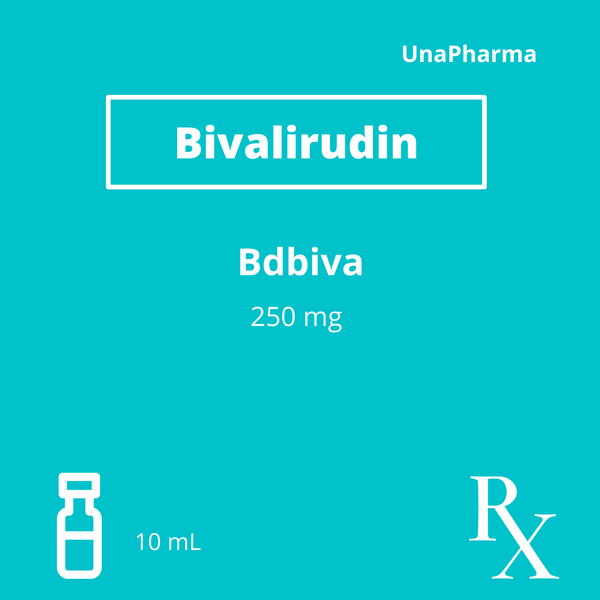 BDBIVA Bivalirudin 250mg Lyophilized Powder for IV Injection 10mL price ...