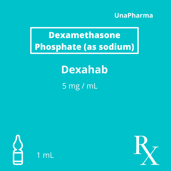 DEXAHAB Dexamethasone Sodium Phosphate 5mg / mL Solution for IM/IV ...
