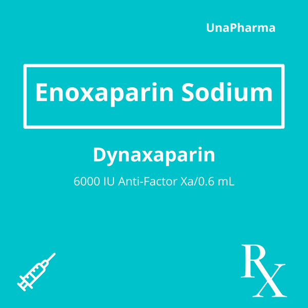 DYNAXAPARIN Enoxaparin Sodium 6000IU Anti-Factor Xa / 0.6 mL Solution ...