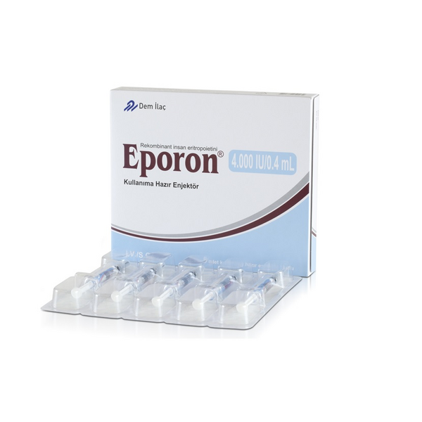 EPORON Epoetin Alfa 4,000IU / 0.4mL Solution for IV/SC Injection 0.4mL ...