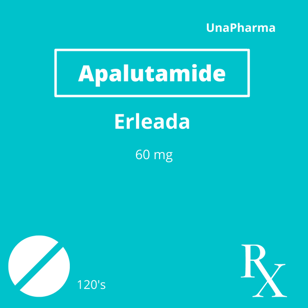 ERLEADA Apalutamide 60mg Film-Coated Tablet 120's price in the ...