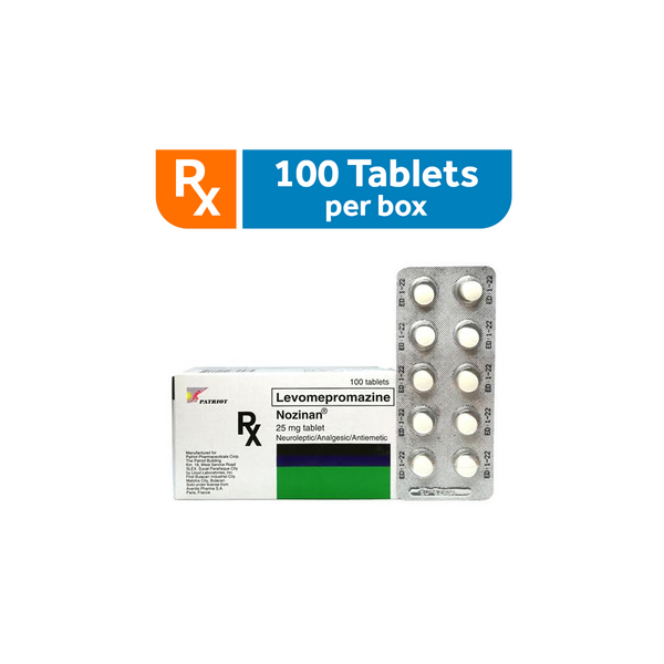 NOZINAN Levomepromazine Maleate 25mg Tablet 100's price in the ...