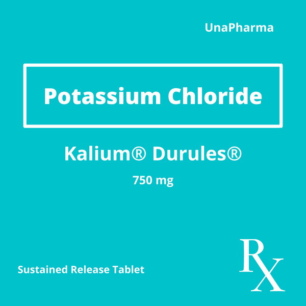 KALIUM DURULES Potassium Chloride 750mg Sustained Release Tablet 100's ...