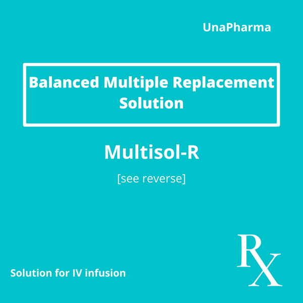 MULTISOL-R Balanced Multiple Replacement Solution for IV Infusion 1L ...