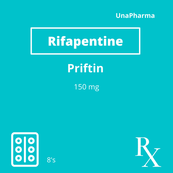 PRIFTIN Rifapentine 150mg Film-Coated Tablet 24's price in the ...