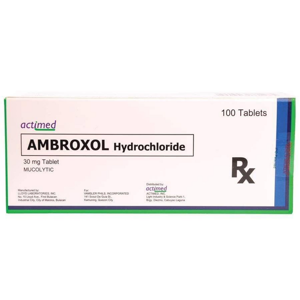 ACTIMED Ambroxol Hydrochloride 30mg Tablet 100's price in the ...