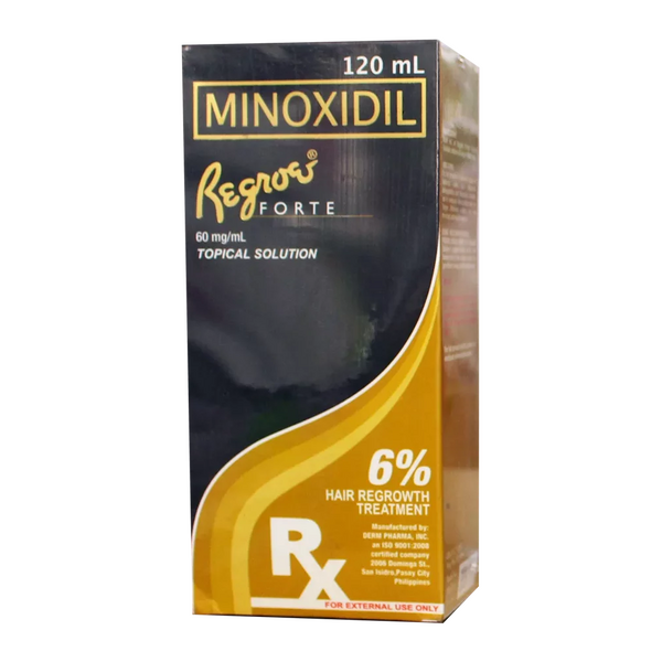 REGROE FORTE Minoxidil 6.0% (60mg / mL) Topical Solution 120mL price in ...