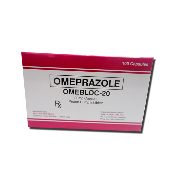 OMEBLOC-20 Omeprazole 20mg Delayed-Release Capsule 100's price in the ...