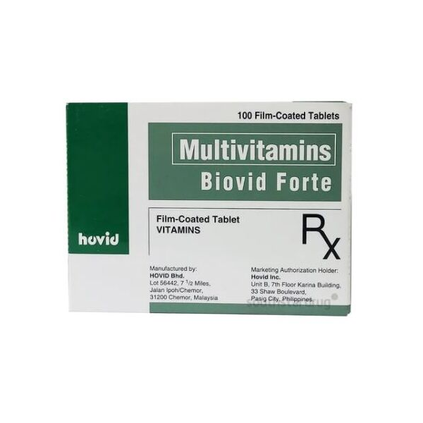 BIOVID FORTE Pyridoxine Hydrochloride (Vit. B6) / Thiamine Mononitrate (Vit. B1 ...