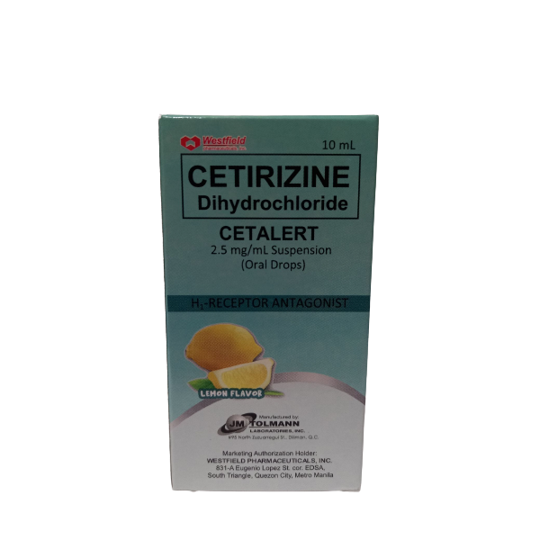 Buy Cetalert cetirizine dihydrochloride 2.5mg / ml suspension (oral ...