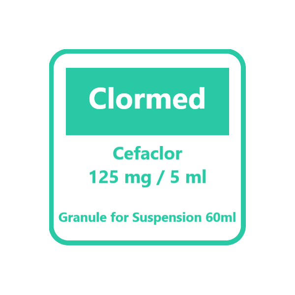 CLORMED Cefaclor 125mg / 5mL Granule for Suspension 60mL price in the ...