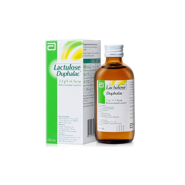 DUPHALAC Lactulose 3.3g / 5mL Syrup 120mL price in the Philippines | MedsGo Pharmacy
