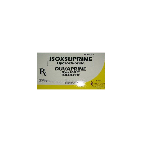 DUVAPRINE Isoxsuprine Hydrochloride 10mg Film-Coated Tablet 40's price ...