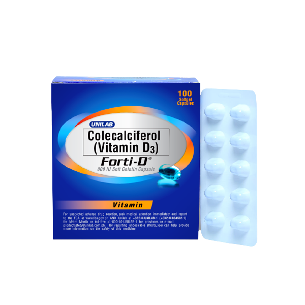 FORTI-D Colecalciferol 800IU SoftGel Capsule 100's price in the ...