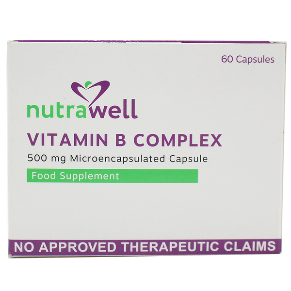 NUTRAWELL Vitamin B Complex 500mg Microencapsulated Capsule 60's price ...