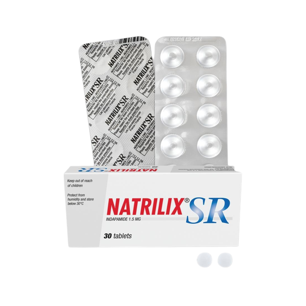 NATRILIX SR Indapamide 1.5mg Sustained Release Tablet 30's price in the ...