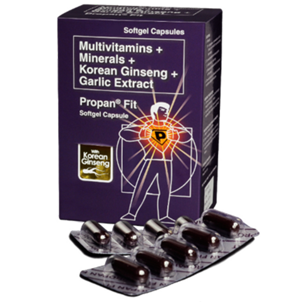 PROPAN FIT Multivitamins / Minerals / Korean Ginseng / Garlic Extract ...