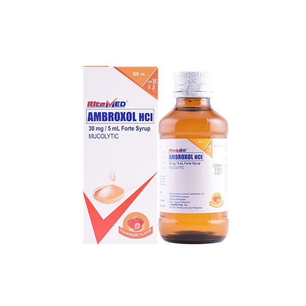 RITEMED Ambroxol Hydrochloride 30mg / 5mL Forte Syrup 60mL price in the ...