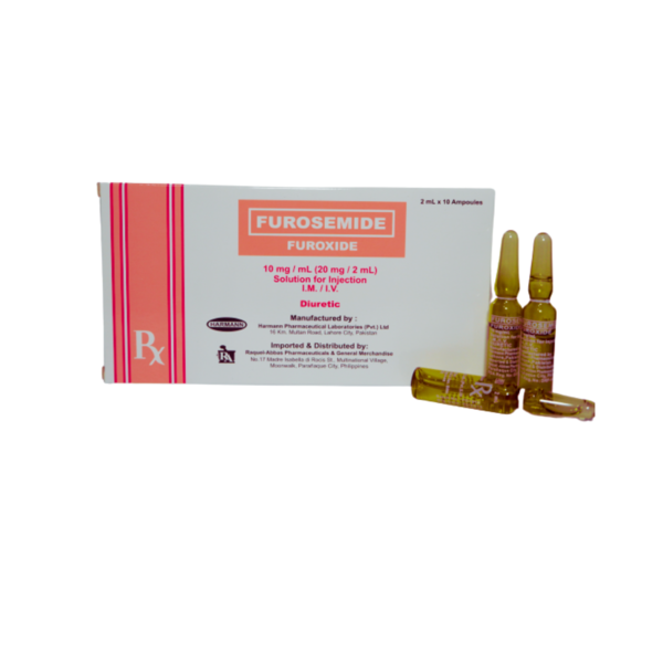 FUROXIDE Furosemide 10mg / mL Solution for IM/IV Injection 2mL 10's ...