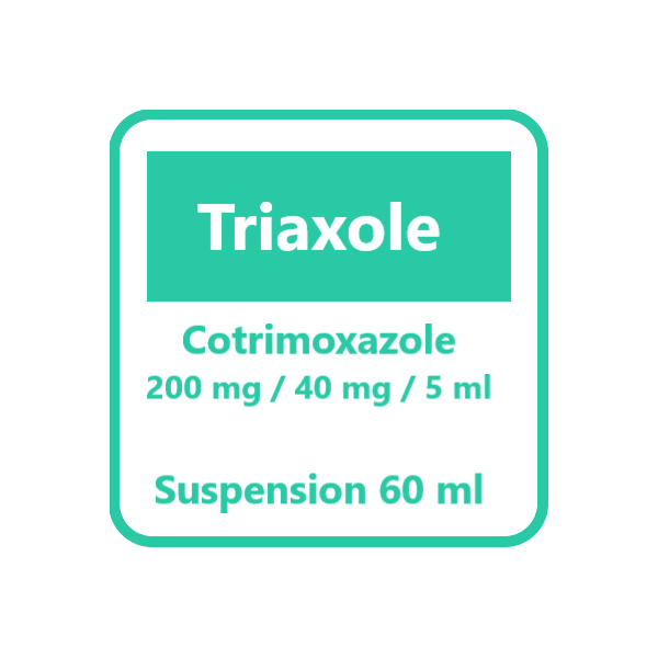 TRIAXOLE Cotrimoxazole 200mg / 40mg per 5ml Suspension 60 mL price in ...