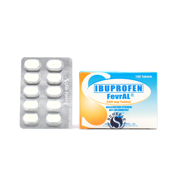 FEVRAL Ibuprofen 200mg Tablet 100's price in the Philippines | MedsGo ...