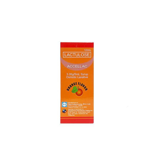ACCELAC Lactulose 3.35g / 5mL Syrup 120mL Orange price in the ...