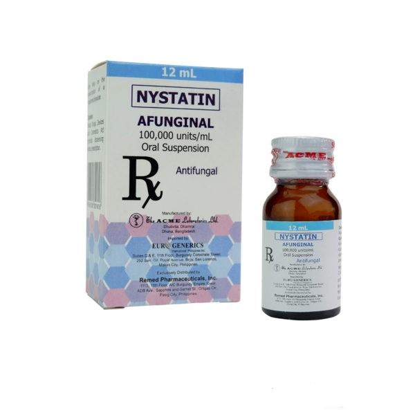 AFUNGINAL Nystatin 100000units / mL Oral Suspension 12mL price in the ...
