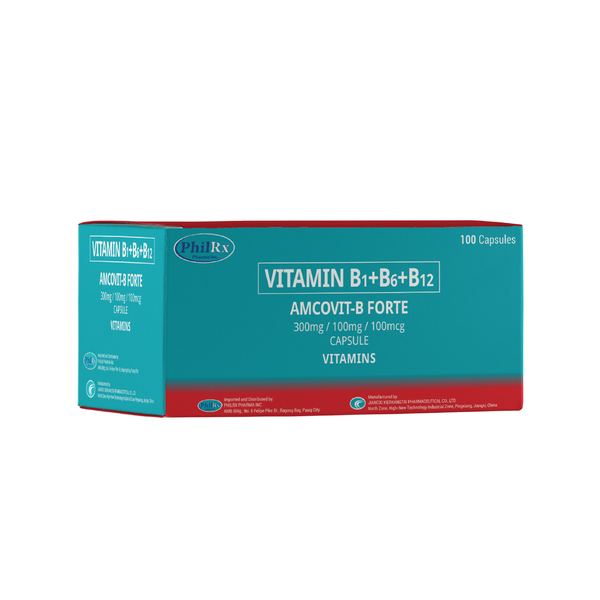 AMCOVIT-B FORTE Vit. B1 / Vit. B6 / Vit. B12 300mg / 100mg / 100mcg ...