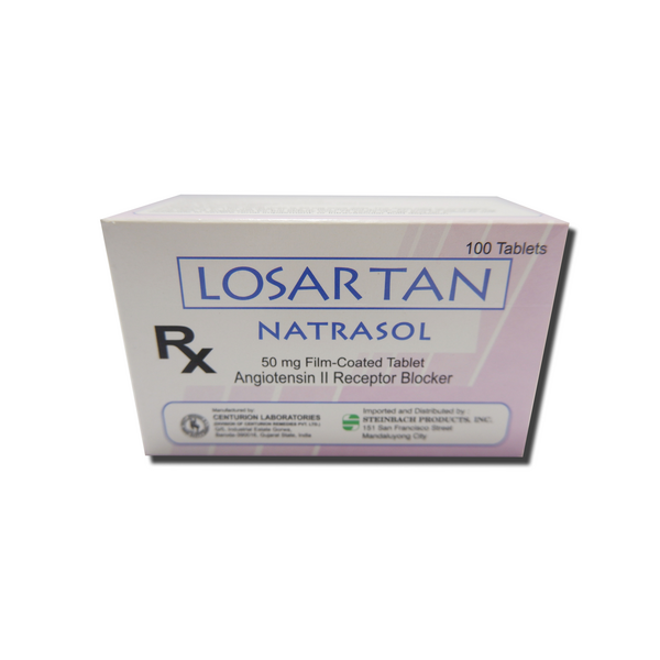 Buy Natrasol losartan potassium 100mg film-coated tablet 100's online ...