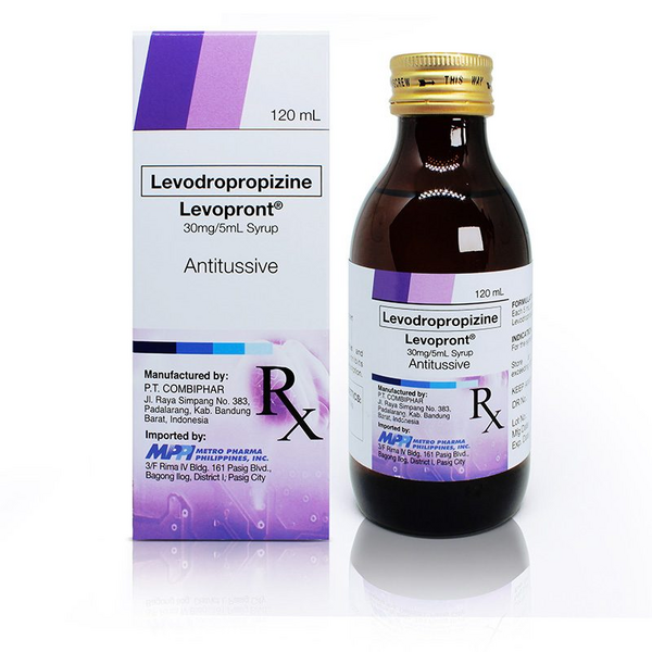 LEVOPRONT Levodropropizine 30mg / 5mL Syrup 120mL price in the ...
