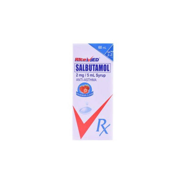 RITEMED Salbutamol 2mg / 5mL Syrup 60mL Strawberry price in the ...