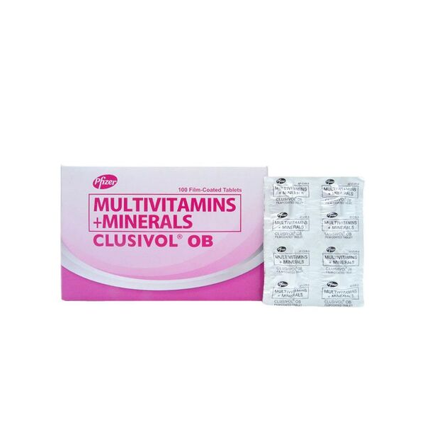 CLUSIVOL OB Multivitamins / Minerals Film-Coated Tablet 1's price in ...