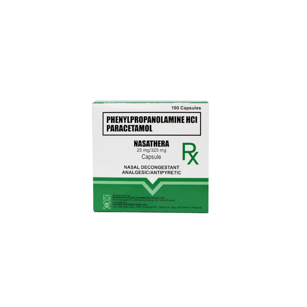 Buy Nasathera phenylpropanolamine hydrochloride / paracetamol 25mg ...