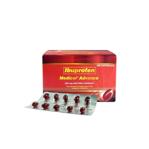 MEDICOL ADVANCE Ibuprofen 200mg - 1 Capsule price in the Philippines ...