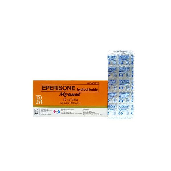 MYONAL Eperisone Hydrochloride 50mg Tablet 1's price in the Philippines ...