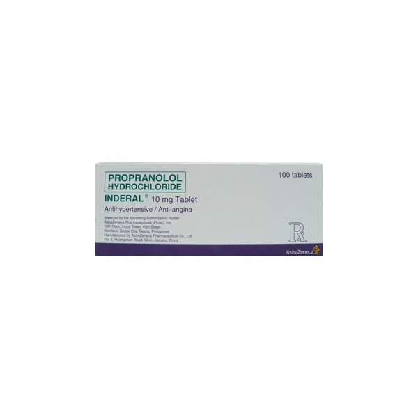 INDERAL Propranolol Hydrochloride 10mg Tablet 1's price in the ...