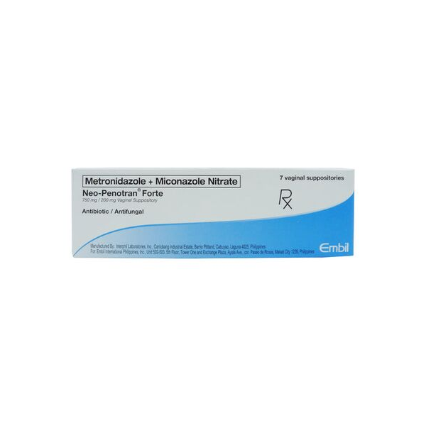 NEO-PENOTRAN FORTE Metronidazole / Miconazole Nitrate 750mg / 200mg ...