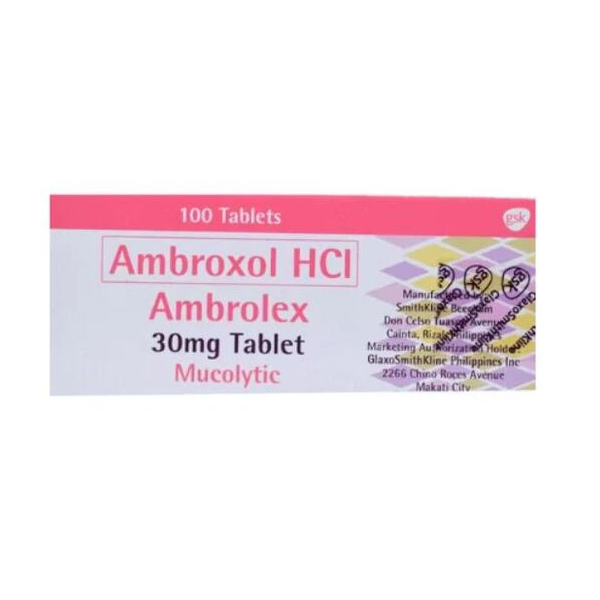 AMBROLEX Ambroxol Hcl 30mg Tablet 1's price in the Philippines | MedsGo ...