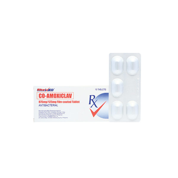 RITEMED Co-Amoxiclav 1g Film-Coated Tablet 1's price in the Philippines ...