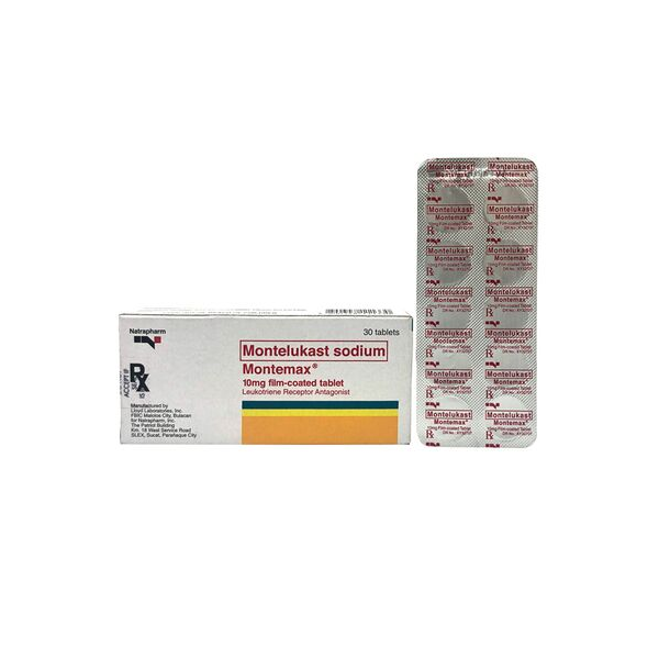 MONTEMAX Montelukast Sodium 10mg Film-Coated Tablet 1's price in the ...