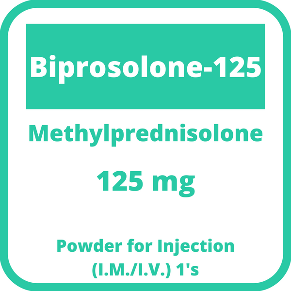 Buy Biprosolone-125 methylprednisolone 125mg powder for im/iv injection ...